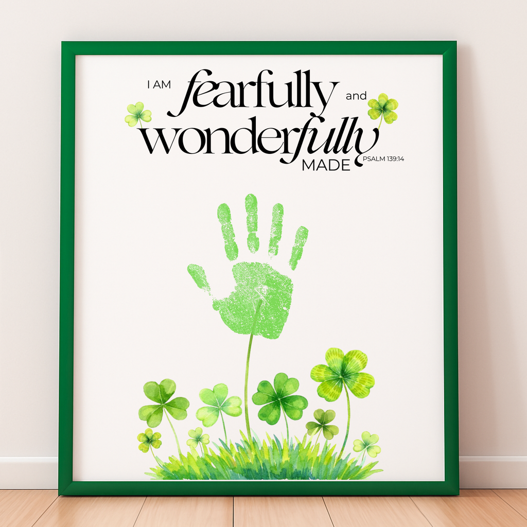 Fearfully and Wonderfully Made Handprint Craft Printable | Christian S ...